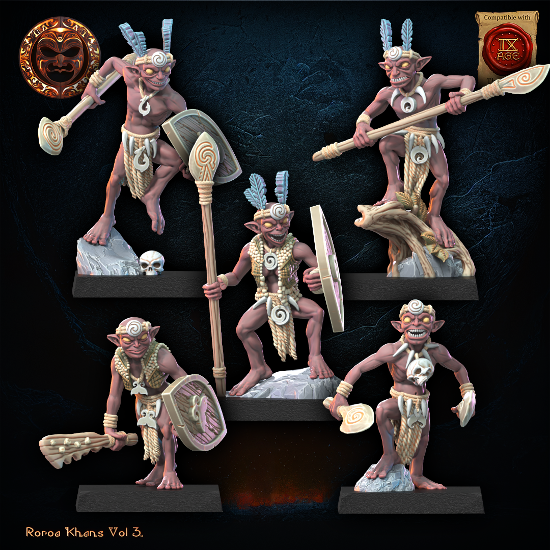 Yarablin Regiment | Roroa Khans | Lost Kingdom Miniatures – Coveted Forge